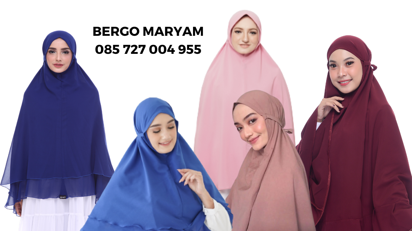 Hijab Bergo Maryam Terbaru Buat Penampilan Kamu Simpel Dan Keren ...